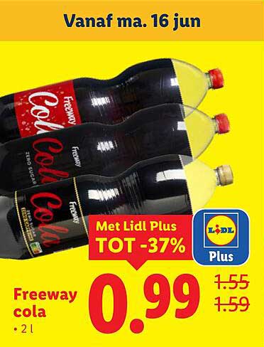 Freeway Cola Aanbieding bij Lidl - FolderFeest.nl
