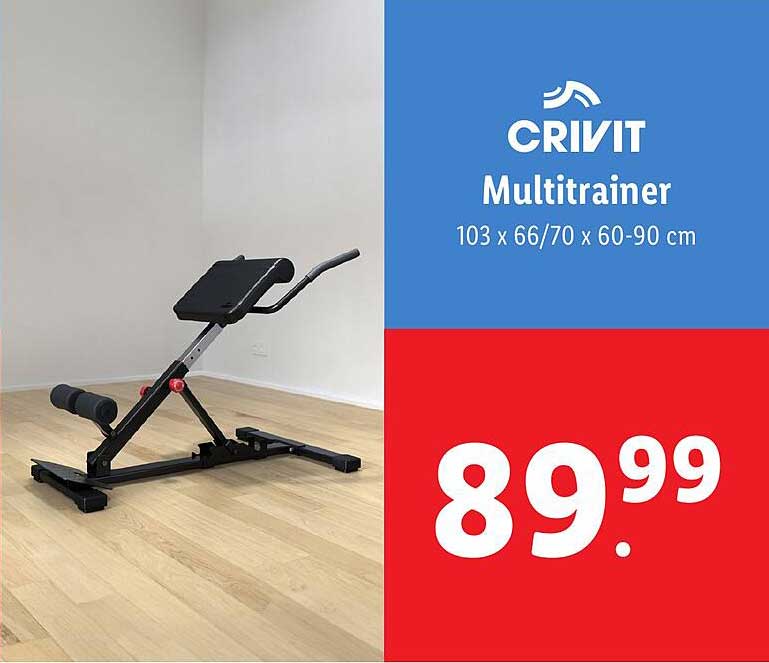 Crivit Multitrainer aanbieding bij Lidl