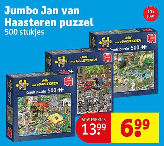 Jumbo Jan Van Haasteren Puzzel 500 Stukjes aanbieding bij Kruidvat