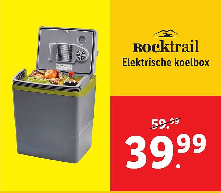 Rocktrail Elektrische Koelbox Aanbieding bij Lidl - FolderFeest.nl