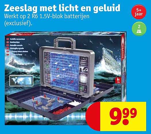 Zeeslag Met Licht En Geluid Aanbieding bij Kruidvat - FolderFeest.nl