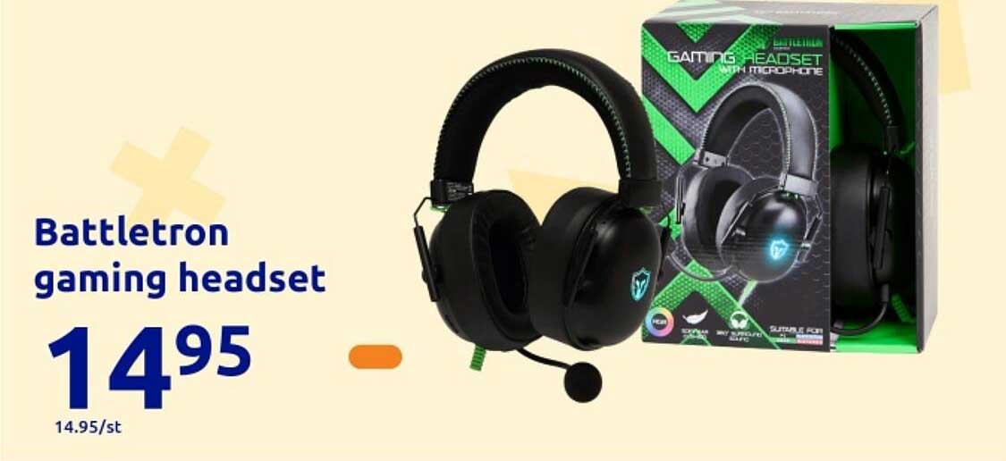 Battlettron Gaming Headset Aanbieding bij Action - FolderFeest.nl
