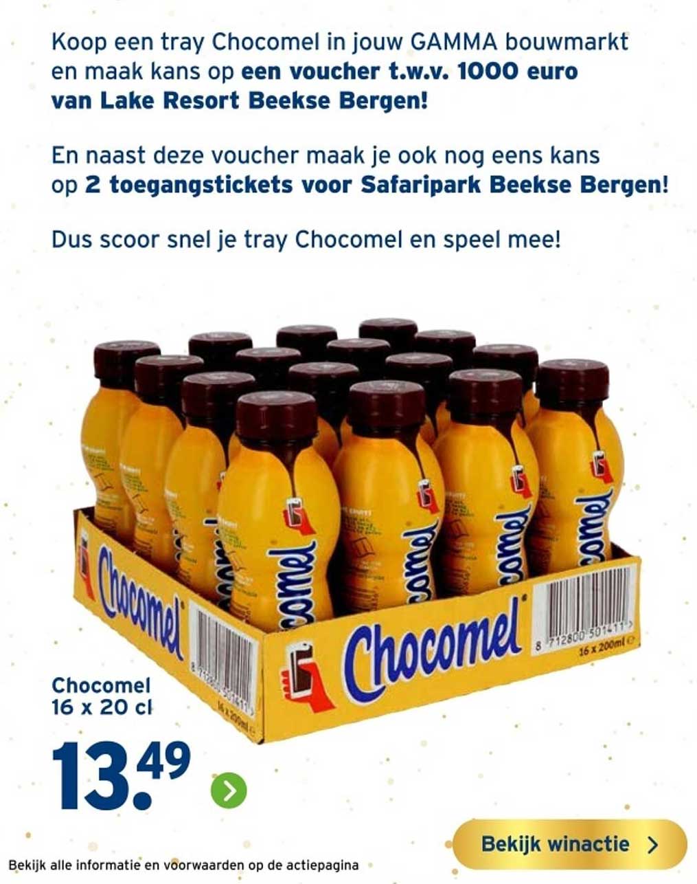 Chocomel aanbieding bij GAMMA