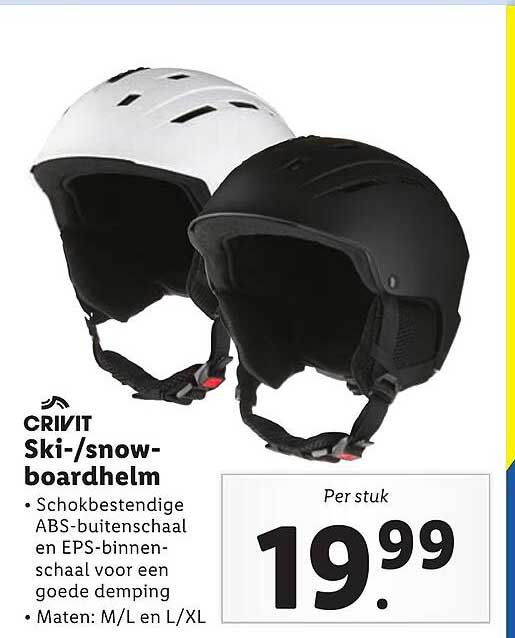 Crivit Ski-/Snowboardhelm Aanbieding bij Lidl - FolderFeest.nl