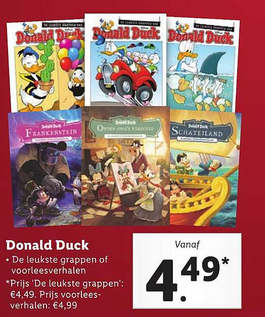Donald Duck aanbieding bij Lidl