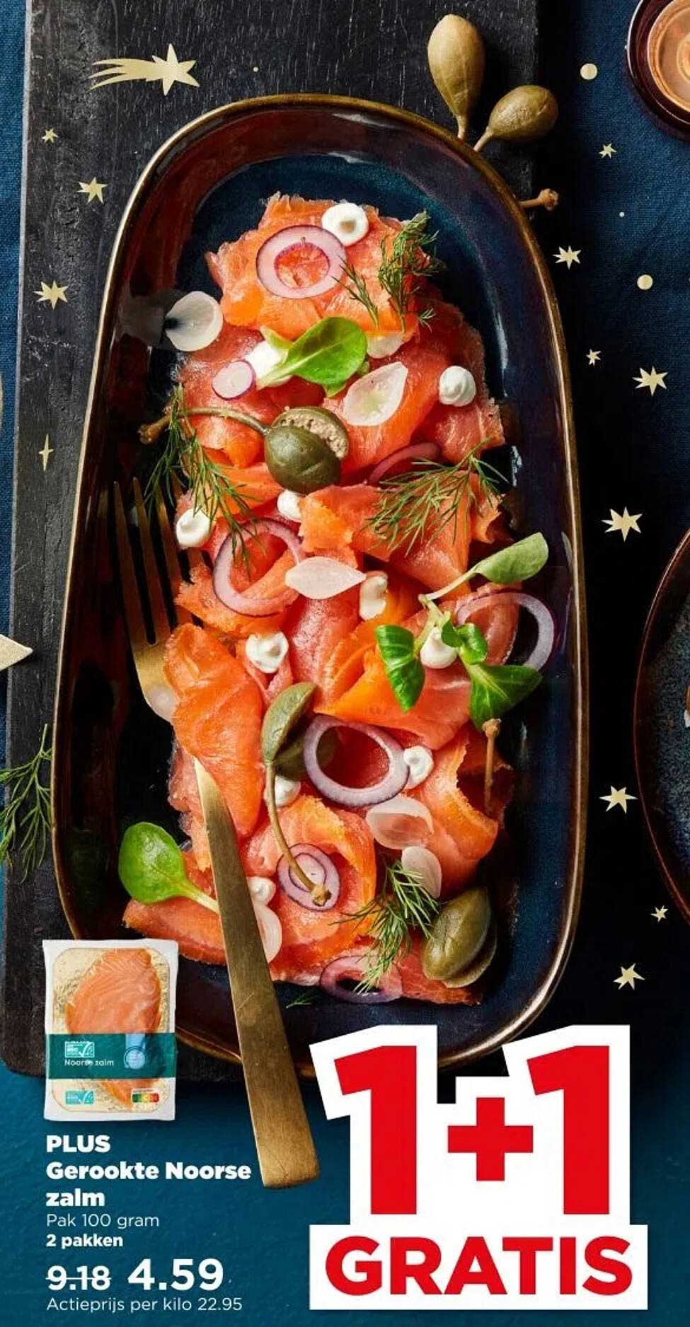 Plus Gerookte Noorse Zalm Aanbieding bij PLUS - FolderFeest.nl