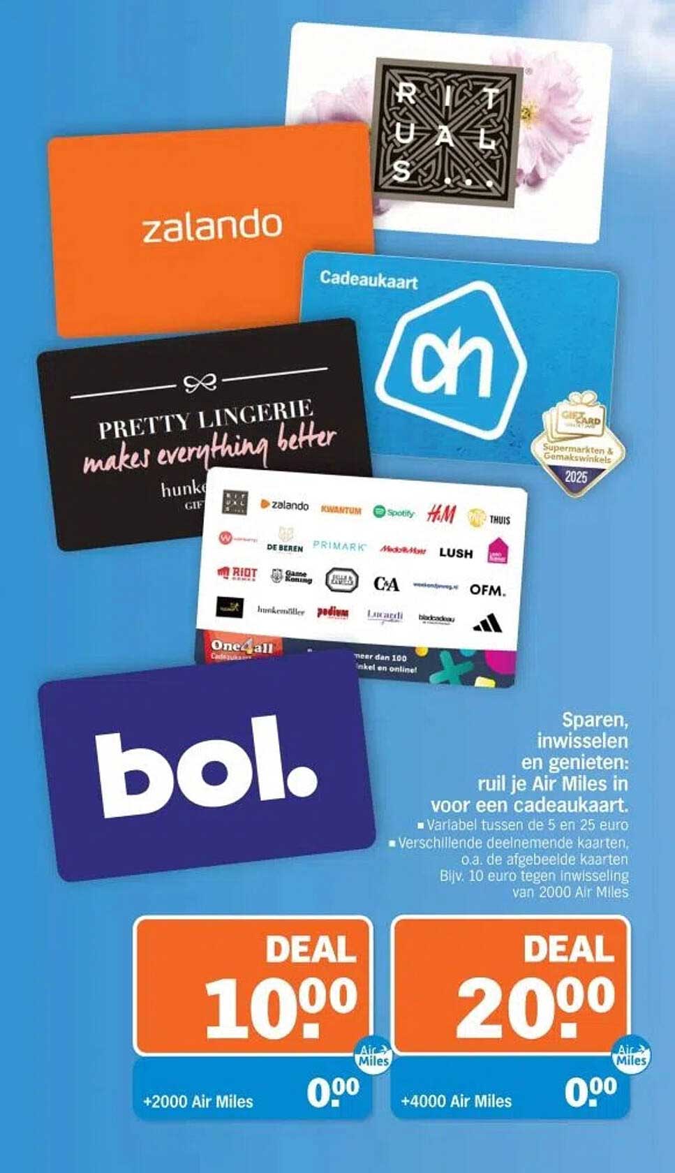 Spaar En Wissel In Voor Een Cadeaubon! Aanbieding bij Albert Heijn ...