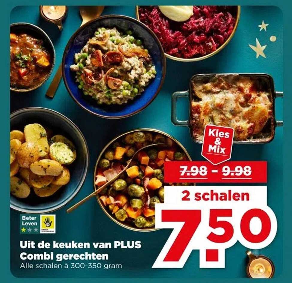 Uit De Keuken Van Plus Combi Gerechten Aanbieding bij PLUS - FolderFeest.nl