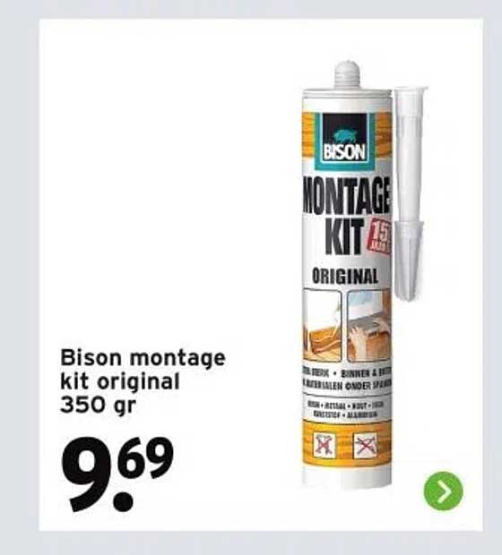 Bison Montage Kit Original Aanbieding bij GAMMA - FolderFeest.nl