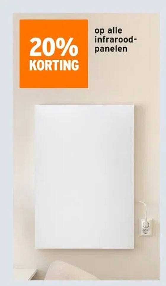 Op Alle Infrarood-Panelen aanbieding bij GAMMA