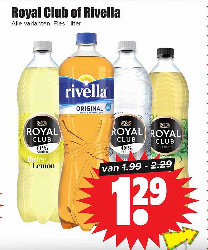 Royal Club Of Rivella Aanbieding bij Dirk - FolderFeest.nl