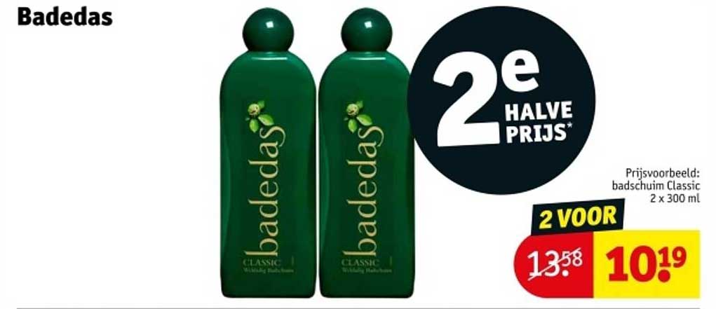 Badedas Classic 2 X 300 Ml Aanbieding bij Kruidvat - FolderFeest.nl