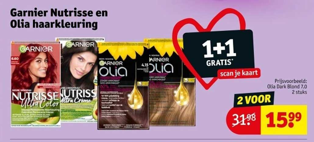 Garnier Nutrisse En Olia Haarkleuring Aanbieding bij Kruidvat ...