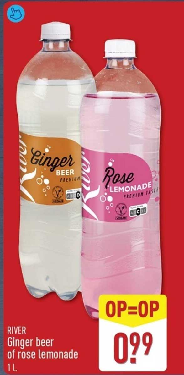 Ginger Beer Of Rose Lemonade Aanbieding bij ALDI - FolderFeest.nl
