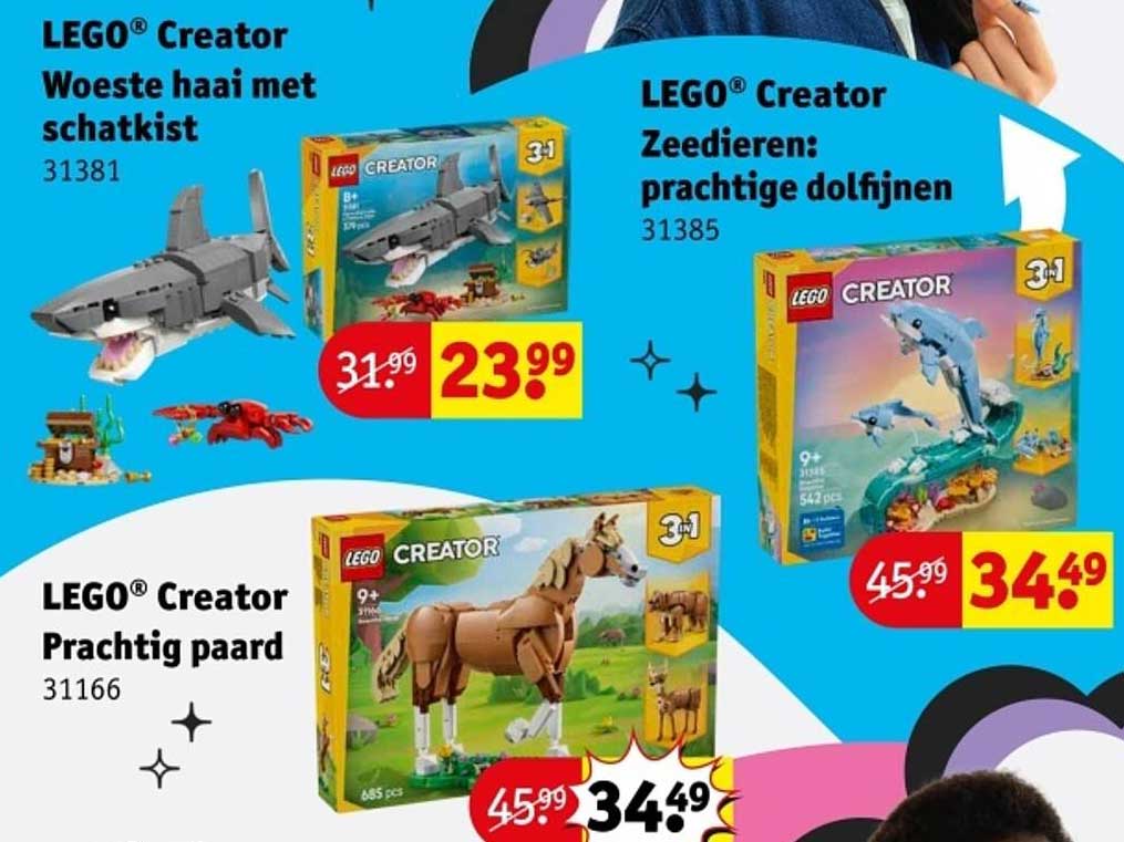 Lego® Creator Woeste Haai Met Schatkist Aanbieding bij Kruidvat ...
