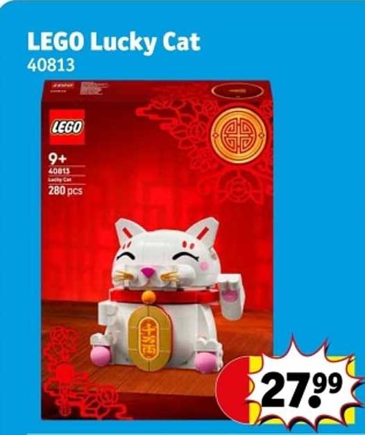 Lego Lucky Cat Aanbieding bij Kruidvat - FolderFeest.nl
