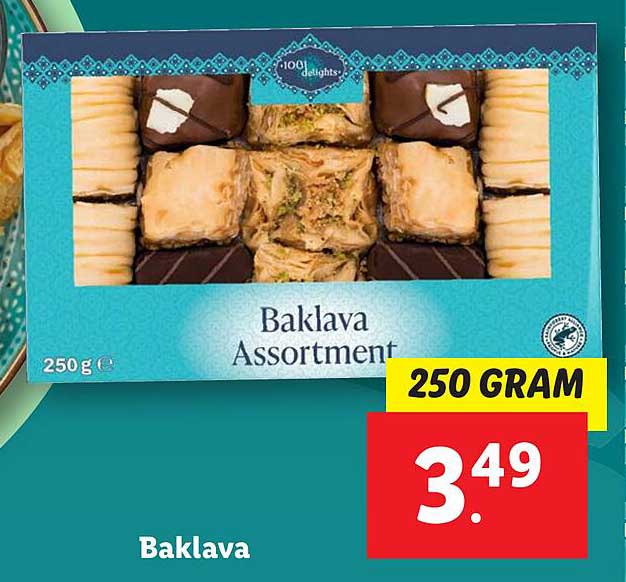 Baklava Assortment aanbieding bij Lidl