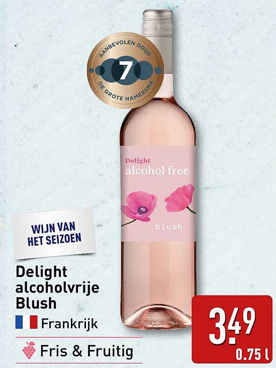 Delight Alcoholvrije Blush aanbieding bij ALDI
