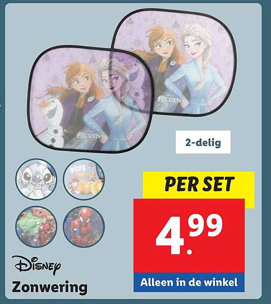 Disney Zonwering Aanbieding bij Lidl - FolderFeest.nl