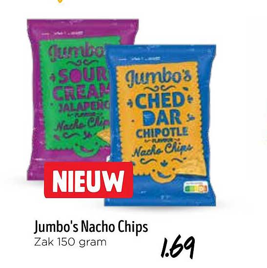 Jumbo's Nacho Chips aanbieding bij Jumbo