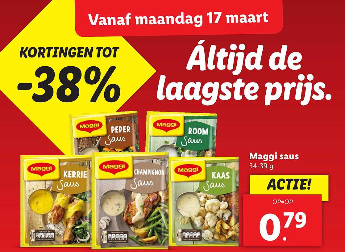 Maggi Saus aanbieding bij Lidl