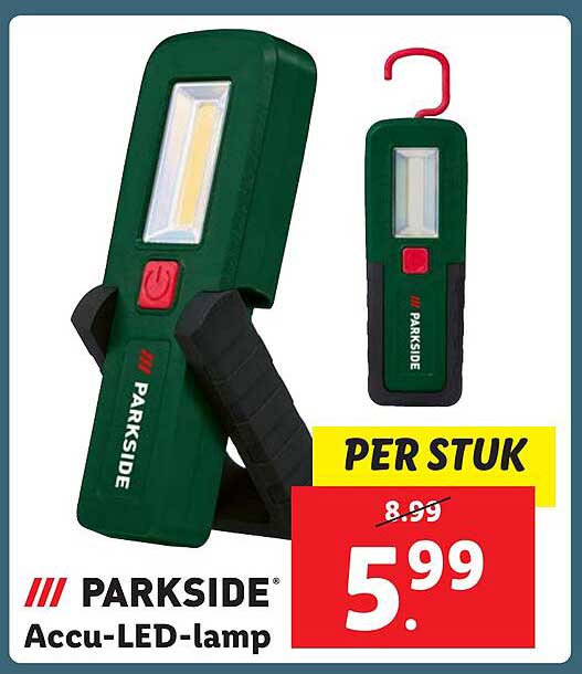 Parkside Accu-Led-Lamp aanbieding bij Lidl