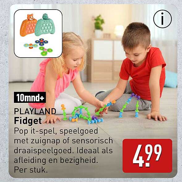 Playland Fidget aanbieding bij ALDI