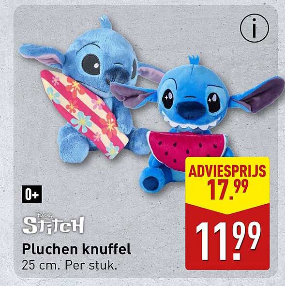 Pluchen Knuffel aanbieding bij ALDI
