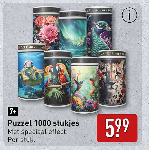 Puzzel 1000 Stukjes aanbieding bij ALDI