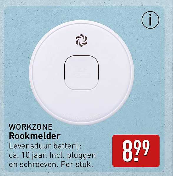 Workzone Rookmelder Aanbieding bij ALDI - FolderFeest.nl