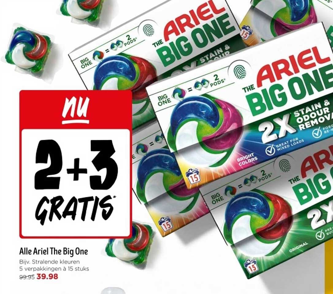 Alle Ariel The Big One Aanbieding bij Jumbo - FolderFeest.nl
