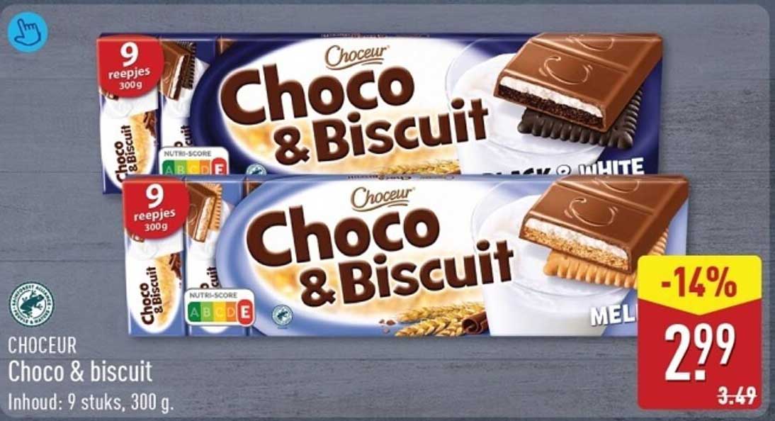 Choco & Biscuit Aanbieding bij ALDI - FolderFeest.nl