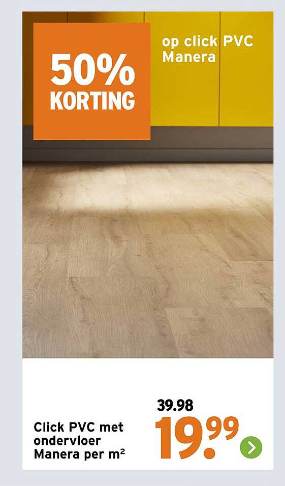 Click Pvc Met Ondervloer Manera Per M² Aanbieding bij GAMMA ...