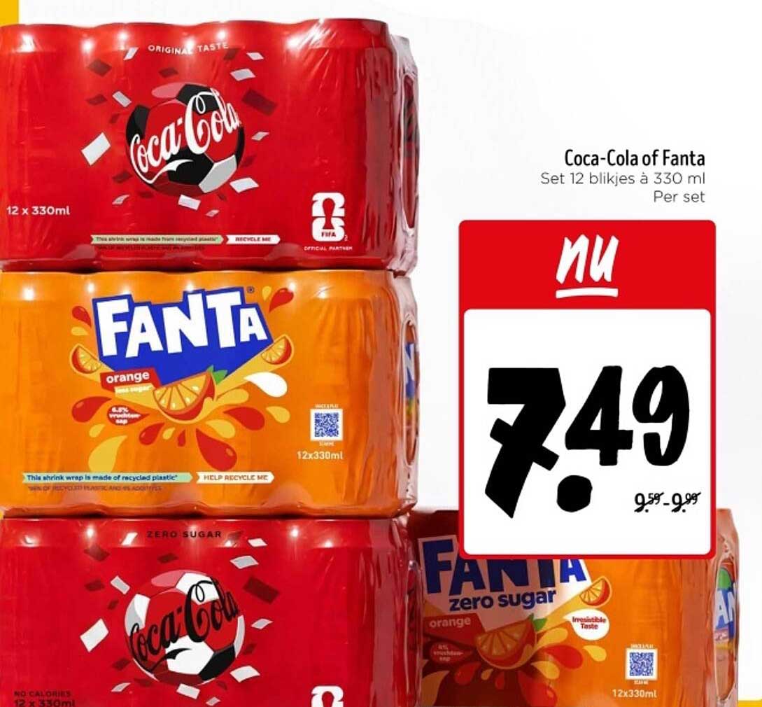 Coca-Cola Of Fanta Aanbieding bij Jumbo - FolderFeest.nl