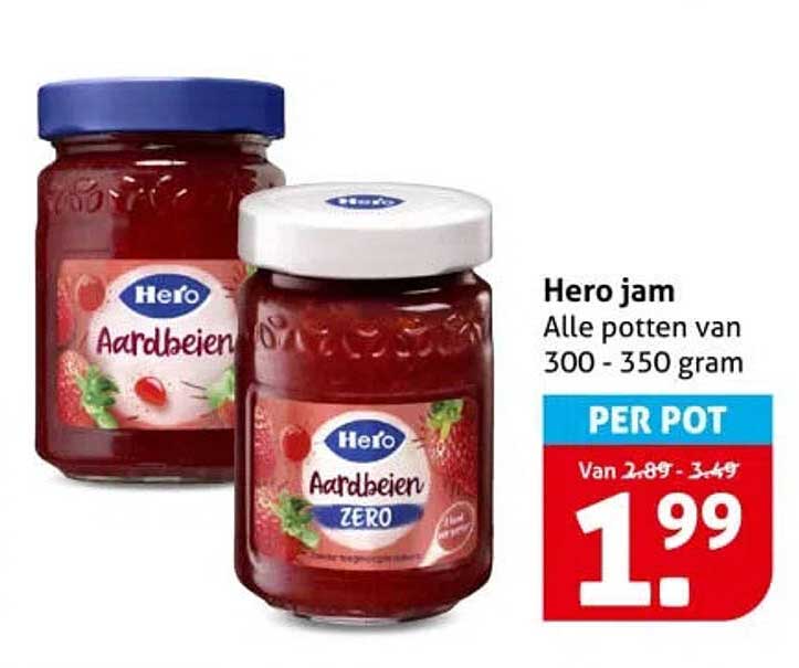 Hero Jam Aanbieding bij Hoogvliet - FolderFeest.nl