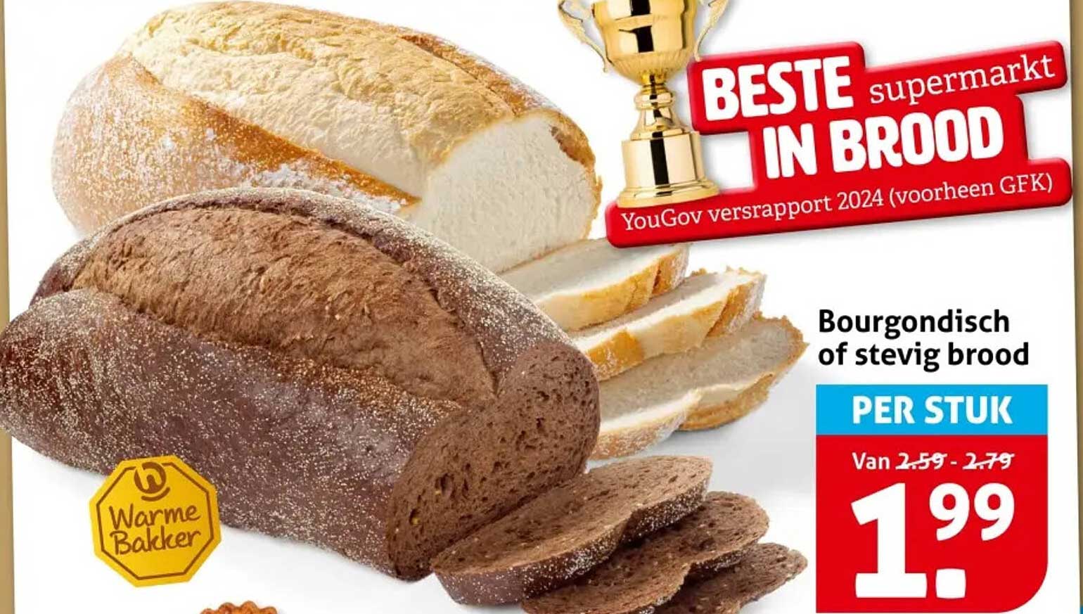 Bourgondisch Of Stevig Brood Aanbieding bij Hoogvliet - FolderFeest.nl