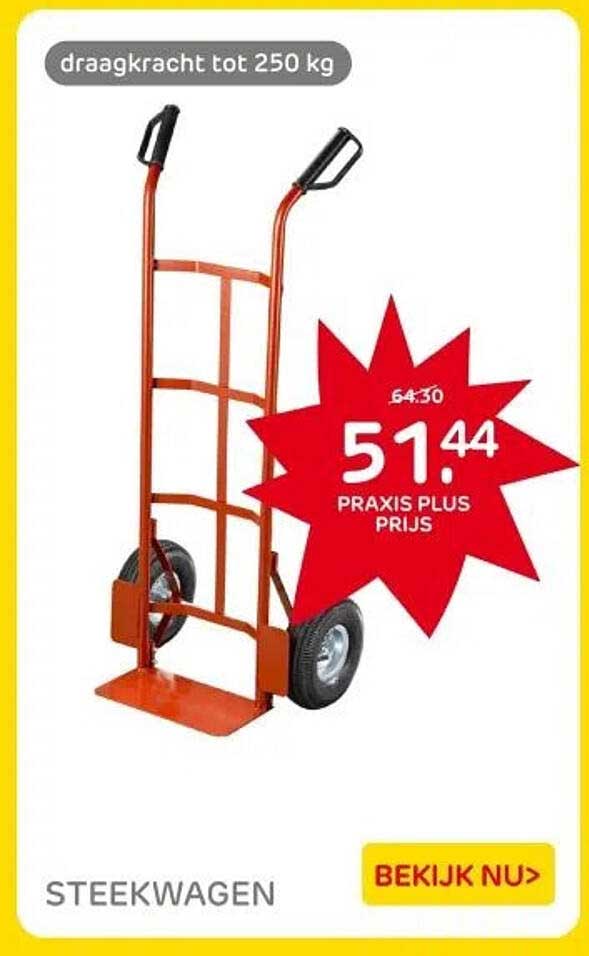 Steekwagen Aanbieding bij Praxis - FolderFeest.nl