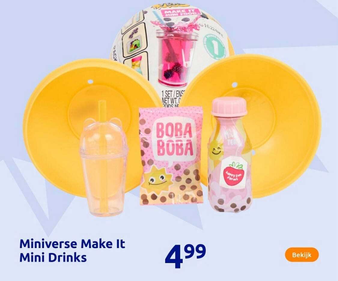 Miniverse Make It Mini Drinks aanbieding bij Action
