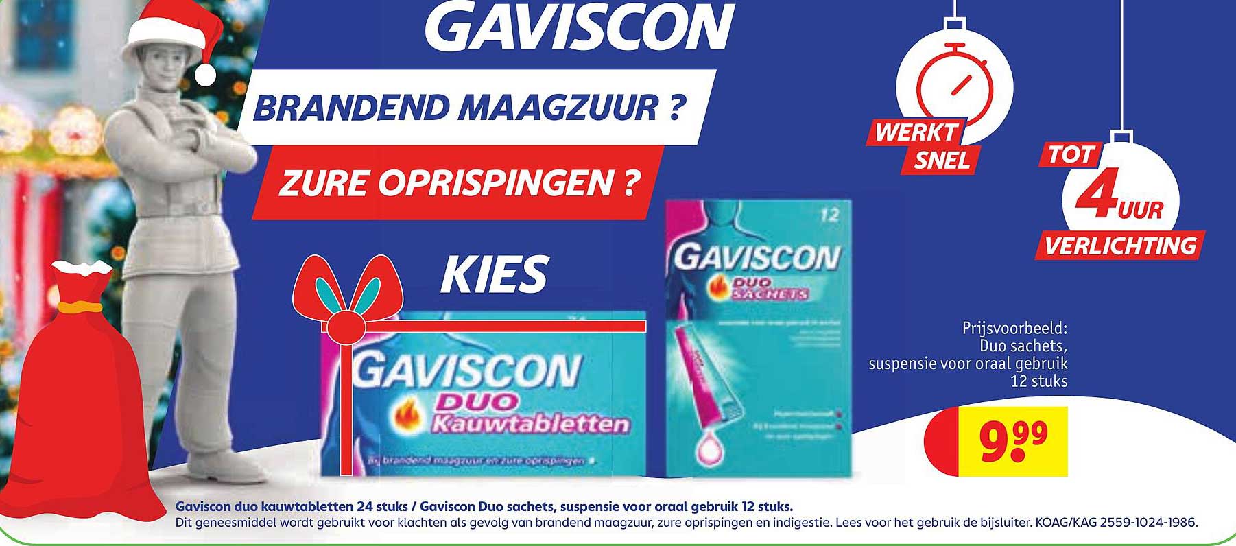 Gaviscon Duo Kauwtabletten Aanbieding bij Kruidvat - FolderFeest.nl