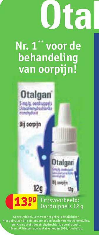 Otalgan aanbieding bij Kruidvat