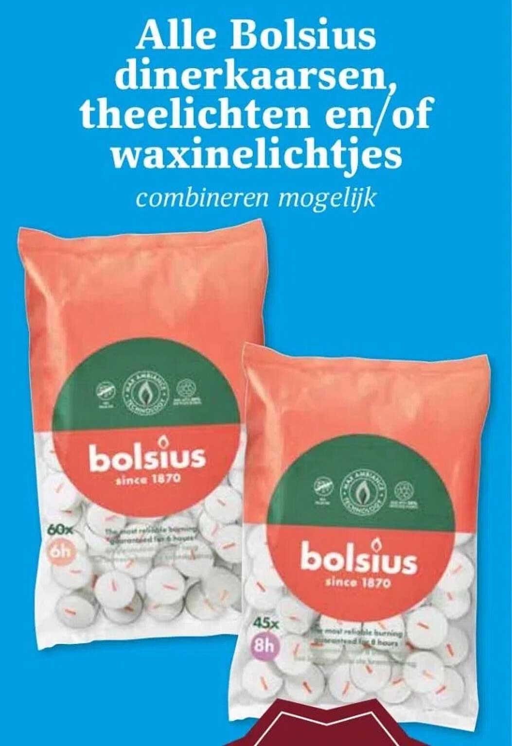 Alle Bolsius Dinerkaarsen, Theelichten En/Of Waxinelichtjes Aanbieding ...