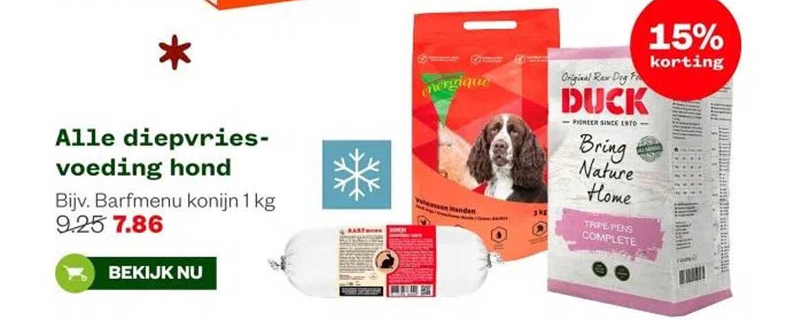 Alle Diepvries-Voeding Hond Aanbieding bij Welkoop - FolderFeest.nl