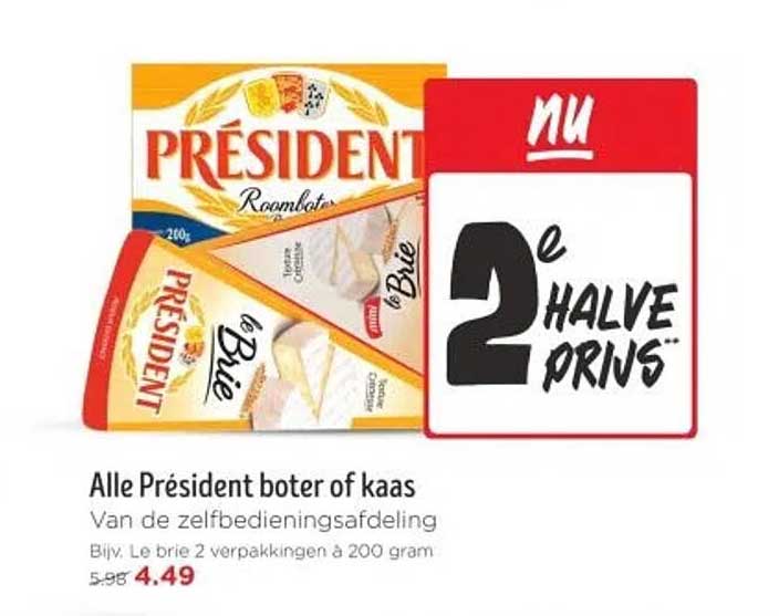 Alle Président Boter Of Kaas Aanbieding bij Jumbo - FolderFeest.nl