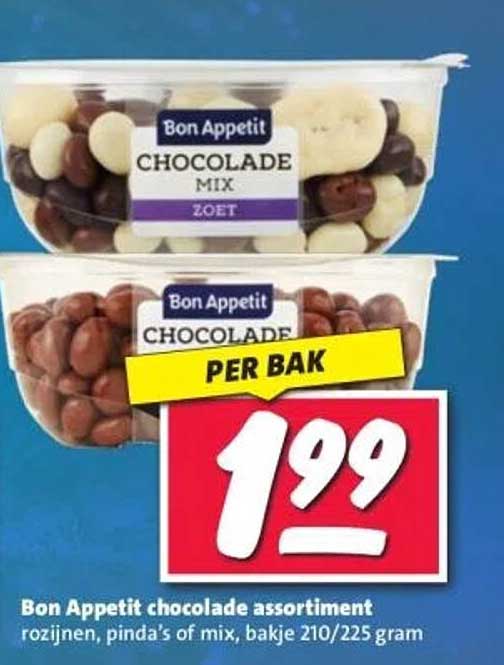 Bon Appetit Chocolade Assortiment Aanbieding bij Boni - FolderFeest.nl