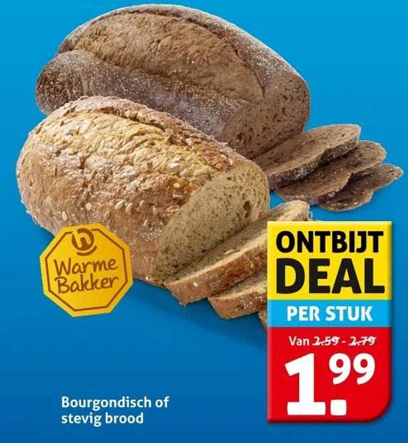 Bourgondisch Of Stevig Brood Aanbieding bij Hoogvliet - FolderFeest.nl
