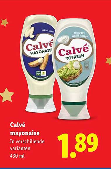 Calvé Mayonaise Aanbieding bij Lidl - FolderFeest.nl