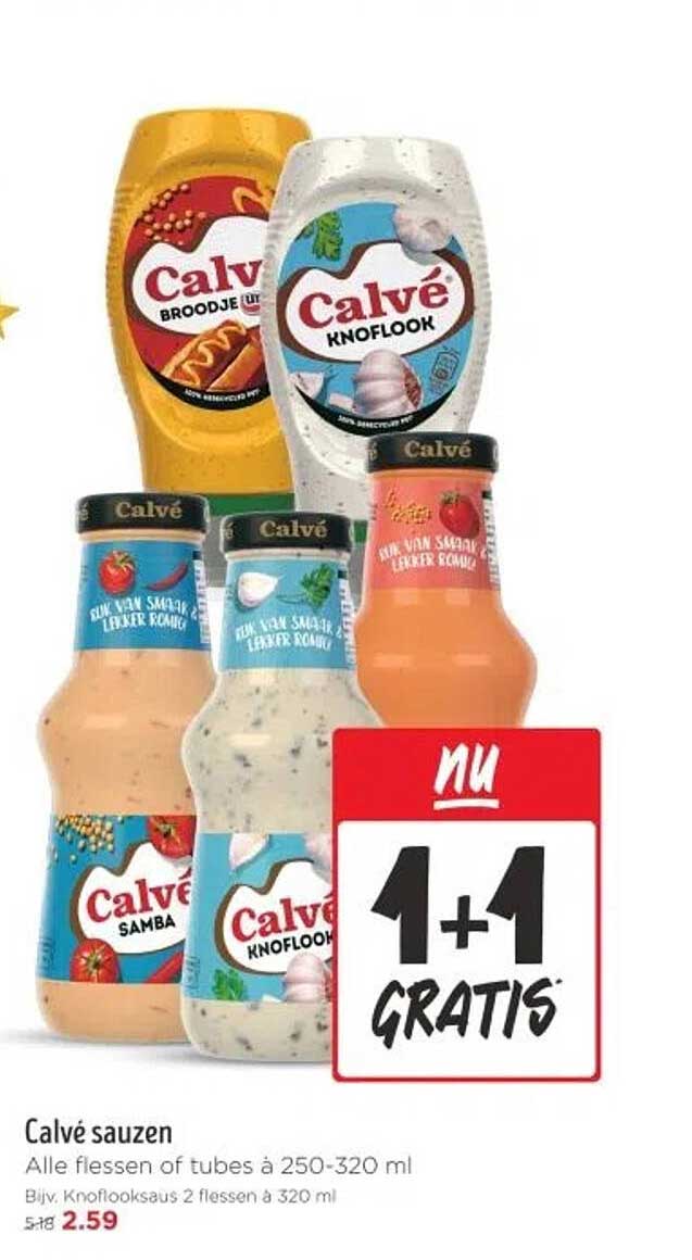 Calvé Sauzen Aanbieding bij Jumbo - FolderFeest.nl