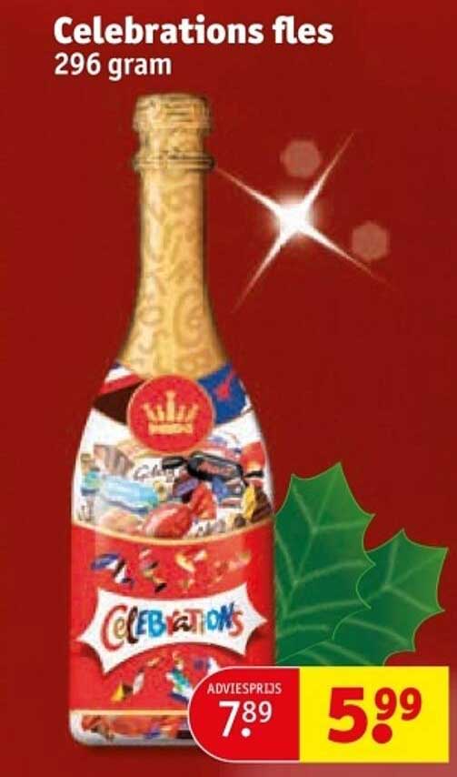 Celebrations Fles 296 Gram Aanbieding bij Kruidvat - FolderFeest.nl