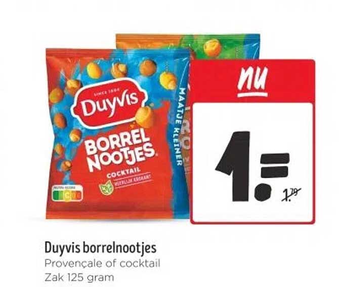 Duyvis Borrelnootjes Aanbieding bij Jumbo - FolderFeest.nl