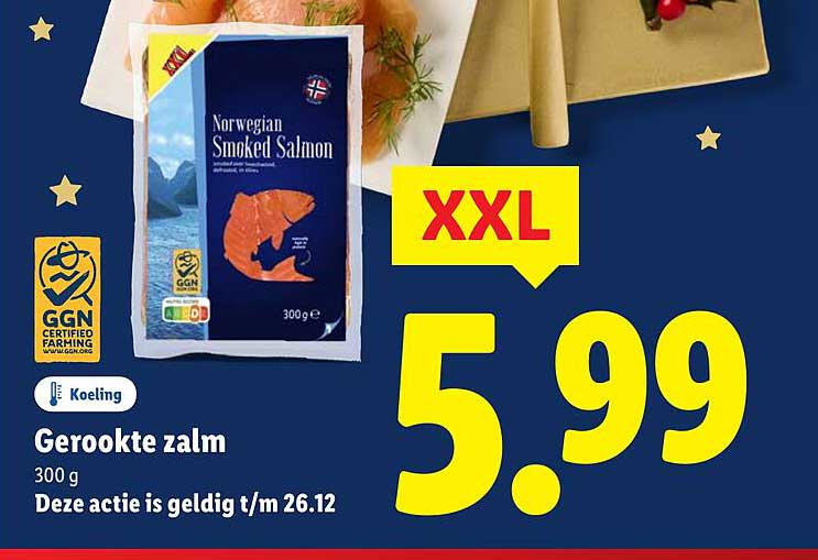 Gerookte Zalm Aanbieding bij Lidl - FolderFeest.nl